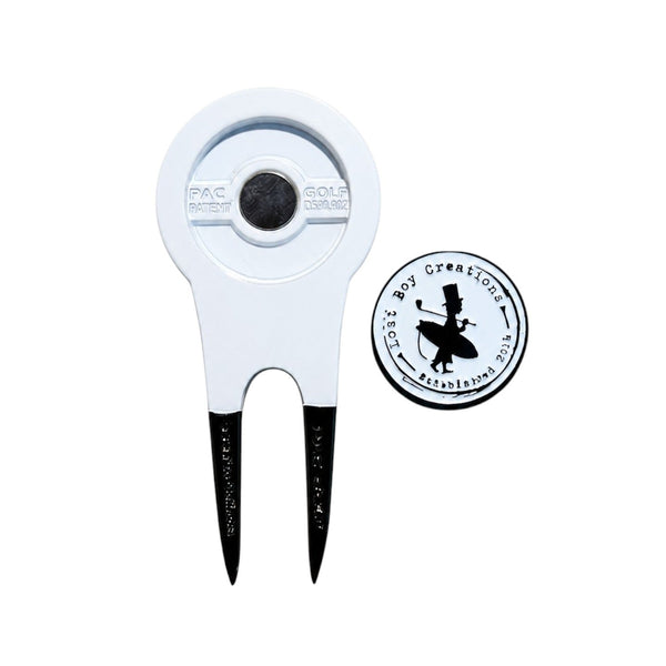 LBC Divot Tool — Golf Like a Lost Boy Dual-Sided Magnetic Ball Marker ...